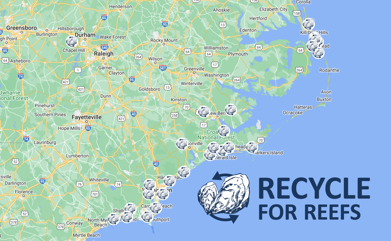 Building Oyster Reefs | North Carolina Coastal Federation